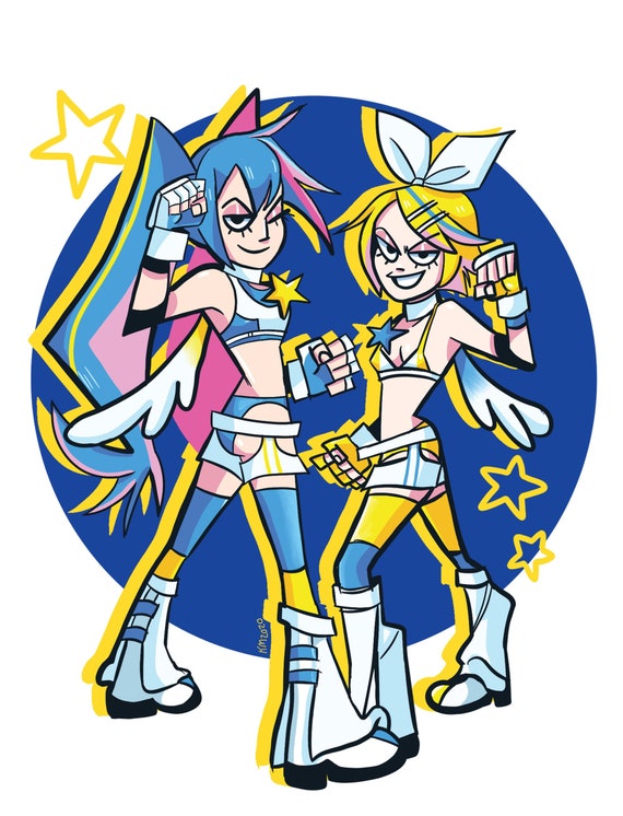 Hatsune Miku Seraphim on the Ring Art Print 7x5 | Etsy UK