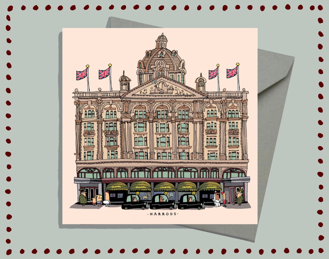 Harrods, London, Greetings Card - Etsy