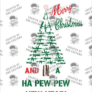 Christmas gun svg - Etsy