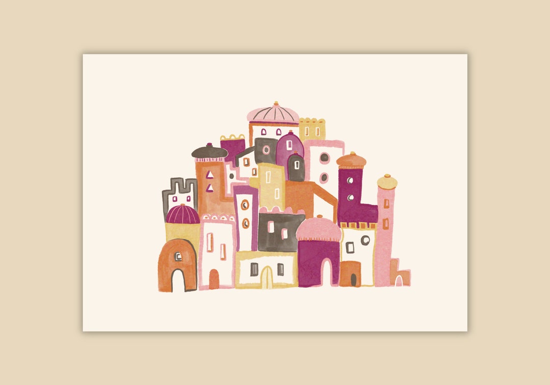 Greeting Card - Birthday Card - Thank You Card - Illustration ...
