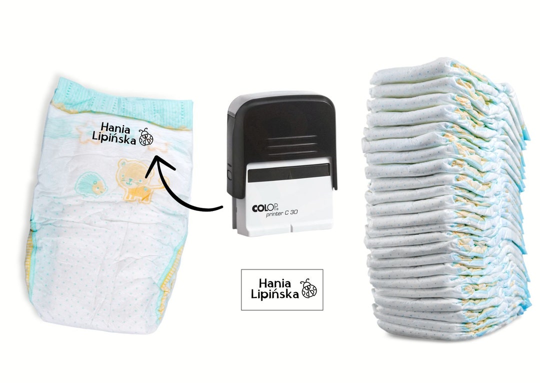 Diaper Stamp Personalized Stamp Nursery Stamp Baby Stamp - Etsy