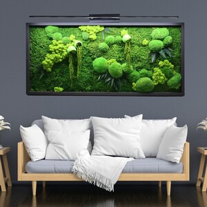 Moss Frame, Moss Wall Art, Pressed Flower Frame, Forest on Your Wall ...