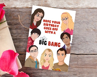 Big Bang Theory Card - Etsy