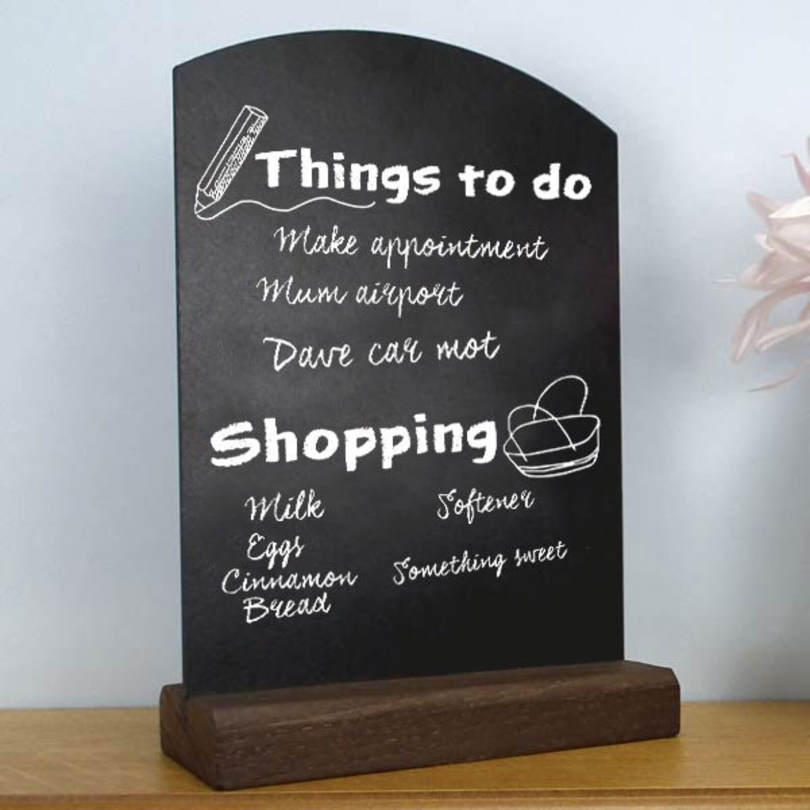 Wooden Tabletop Chalkboard - Etsy