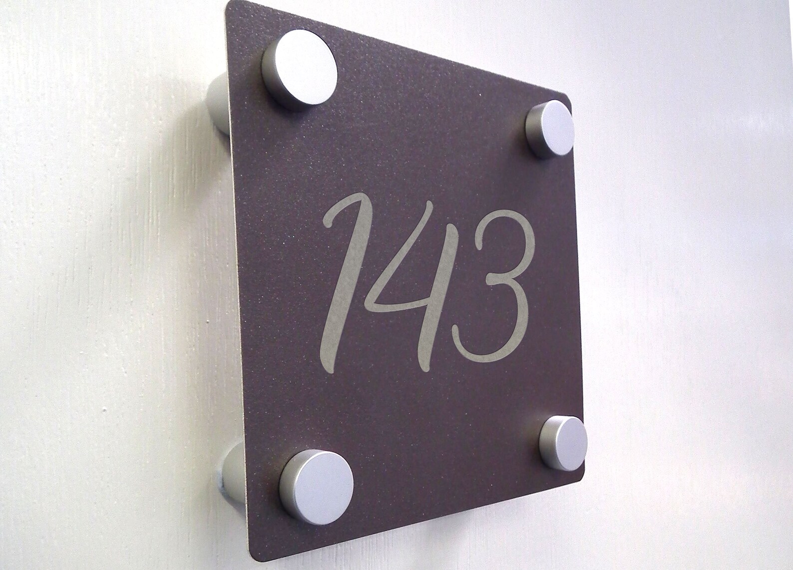 Metal House Number Signs 120 X 120mm - Etsy