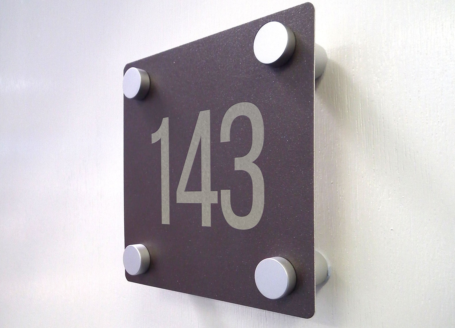 Metal House Number Signs 120 X 120mm - Etsy