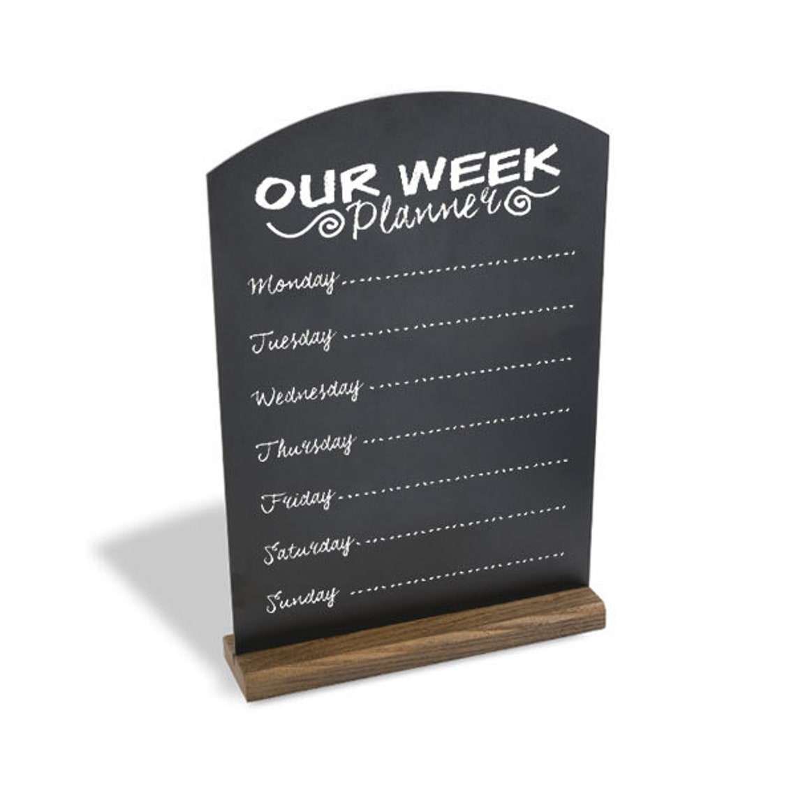 Wooden Tabletop Chalkboard - Etsy