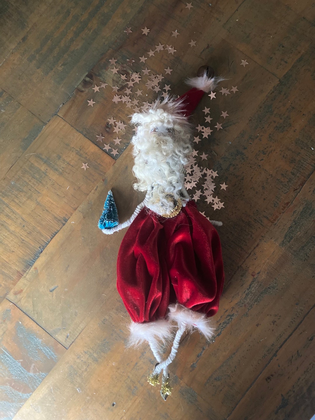 Father Christmas Tree Topper/ Elf / Fairy/ Angel / Christmas Decoration ...