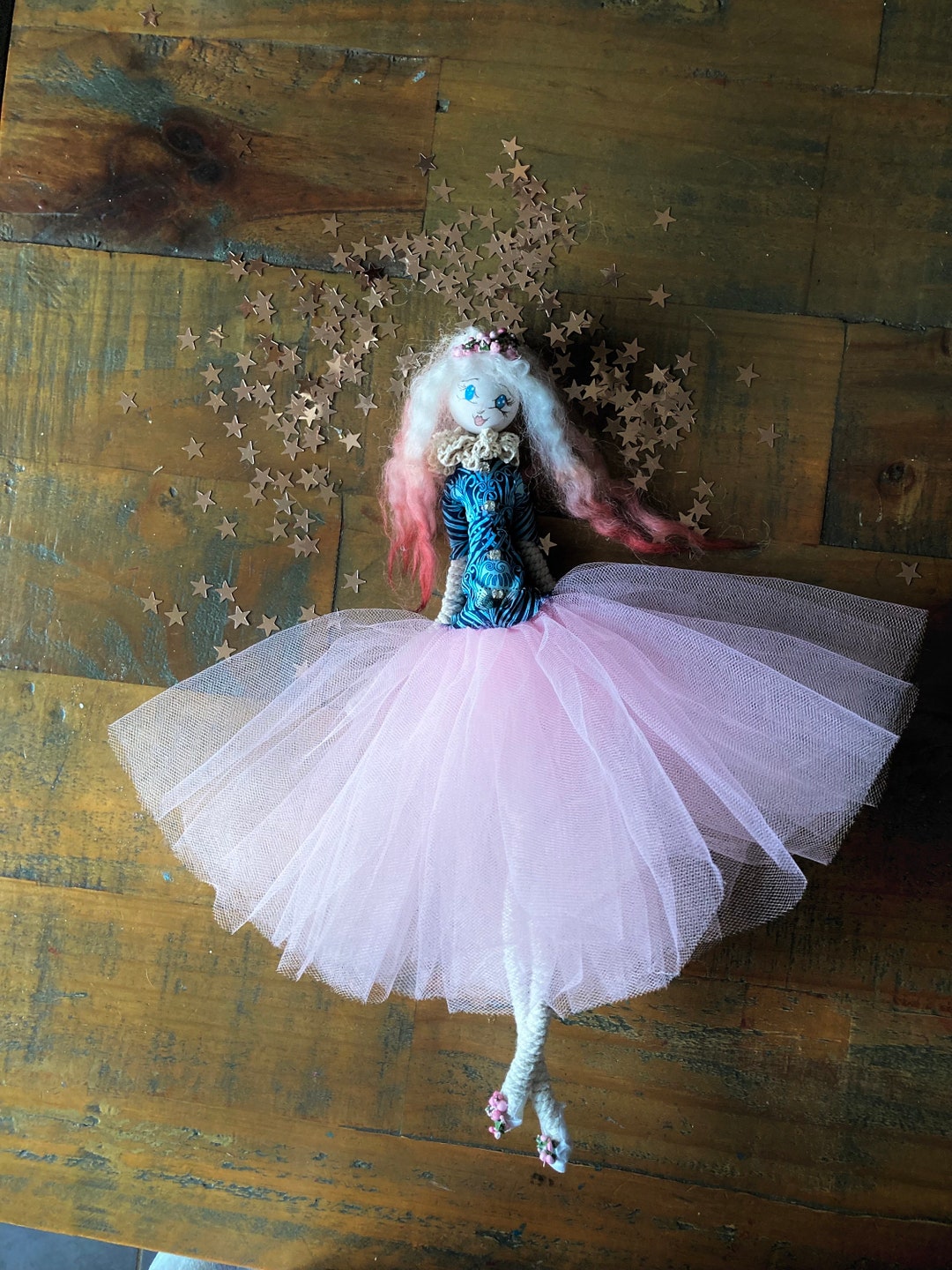 Fairy Angel Christmas Tree Topper/ Christmas Tree Decoration/ Handmade ...