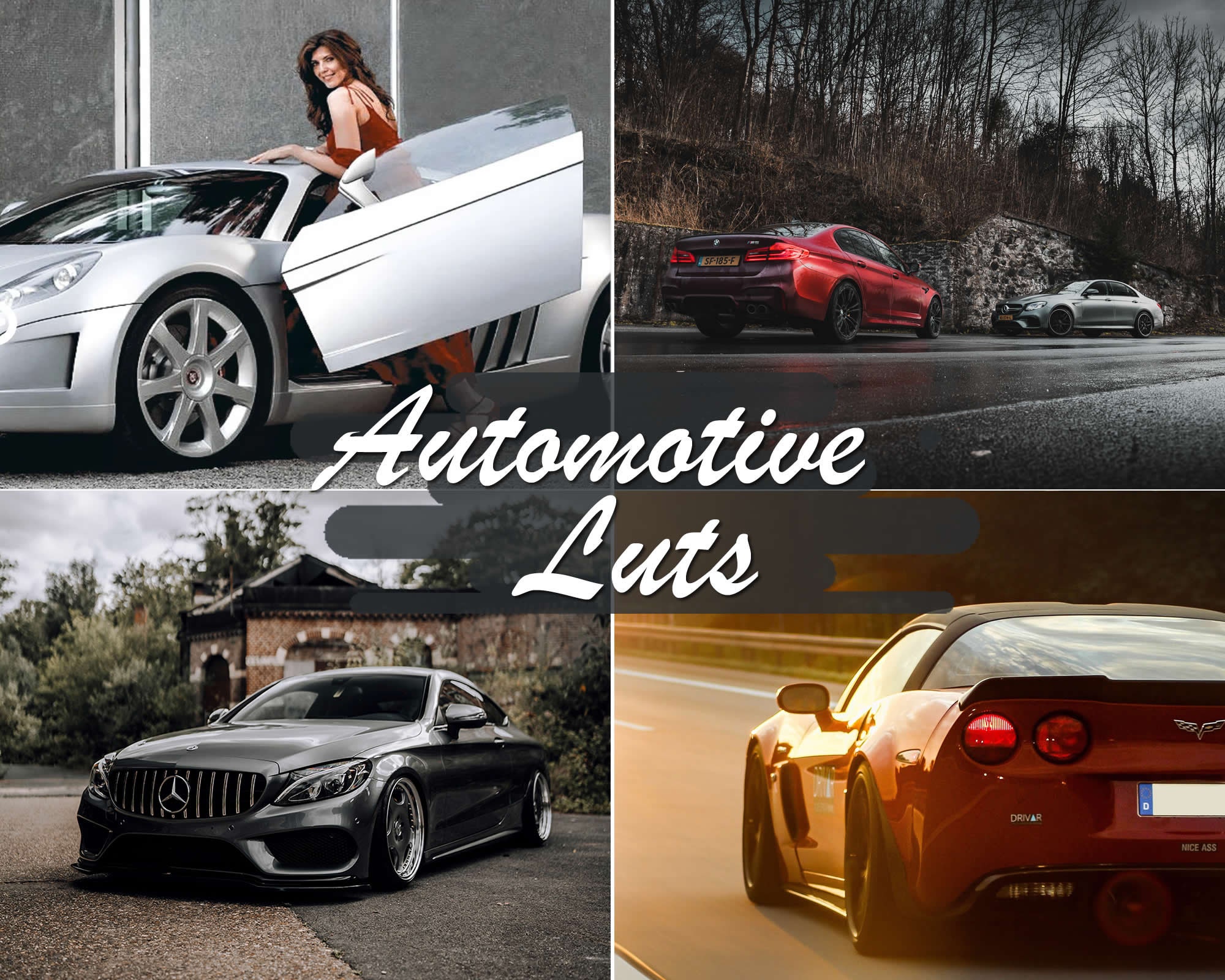 20 Automotive Luts,mobile & Desktop Lightroom Presets,automotive Preset ...