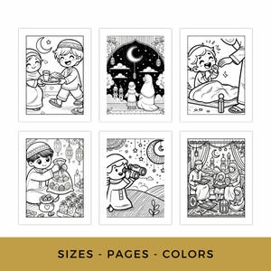 Ramadan Coloring Book for Kids Preschool Islamic Activity Book - Etsy