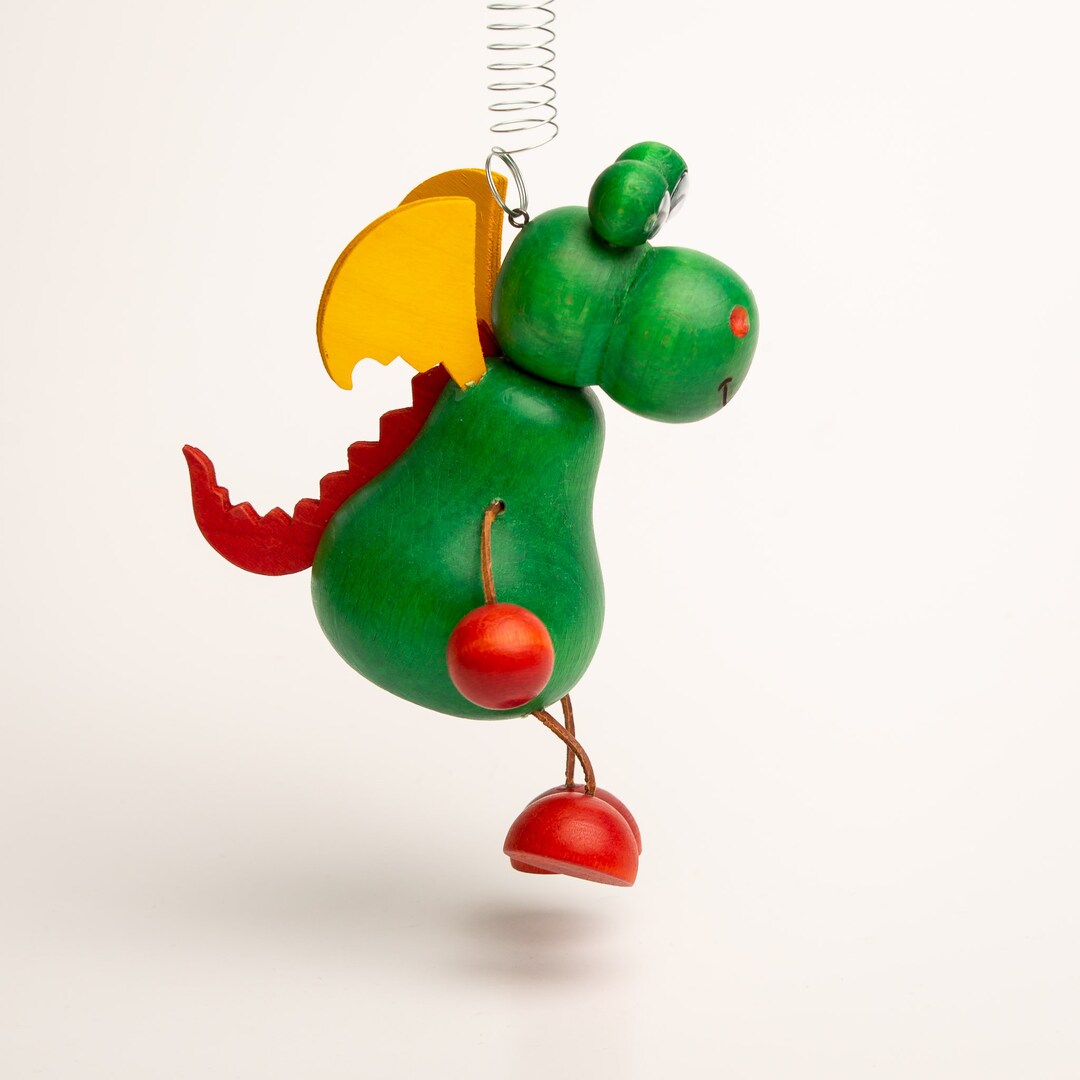 Swing Figure Dragon Made of Wood - Etsy
