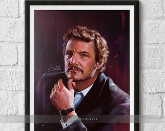 Pedro Pascal Poster | Etsy