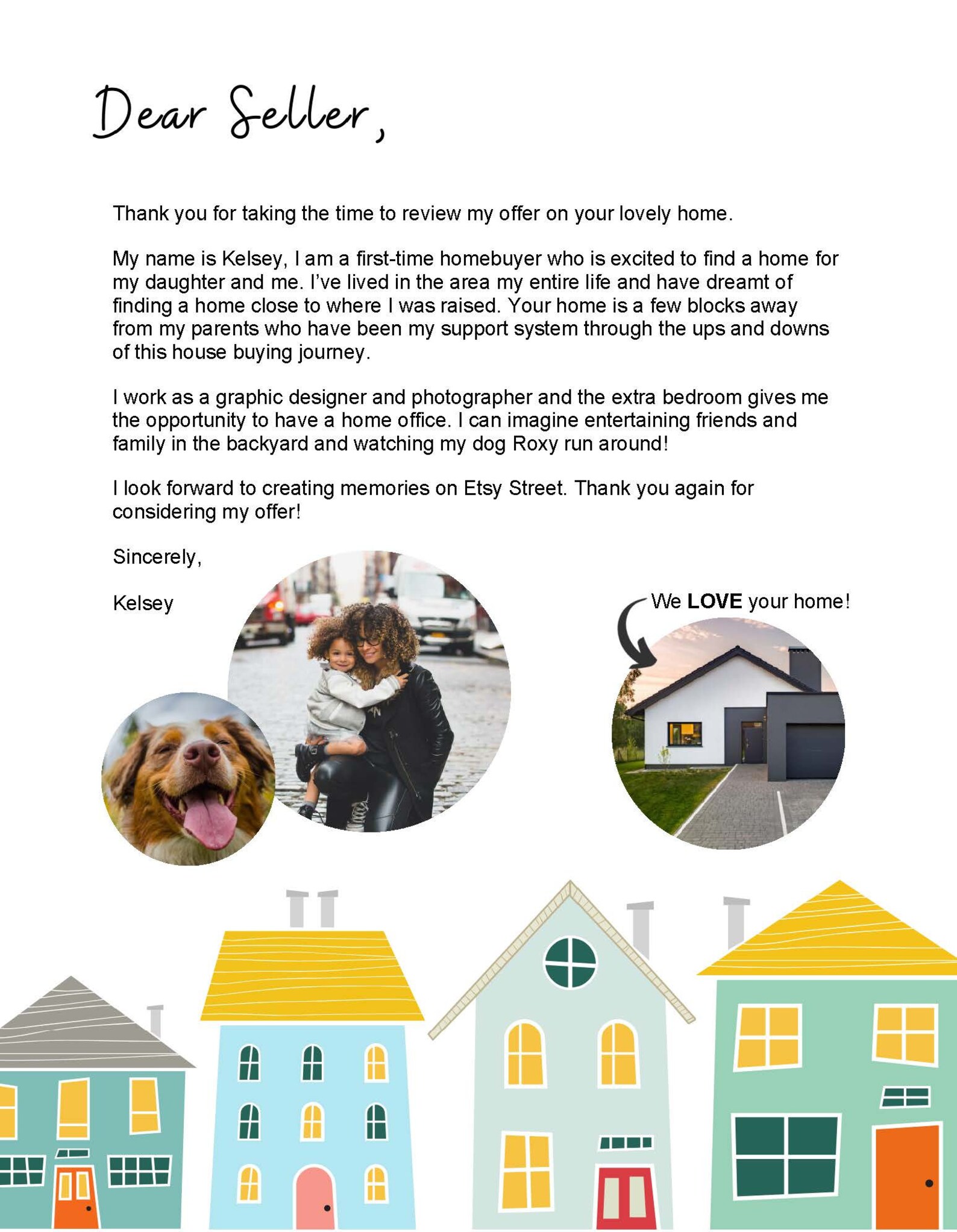 Editable Buyer Offer Letter (DIGITAL) - Etsy