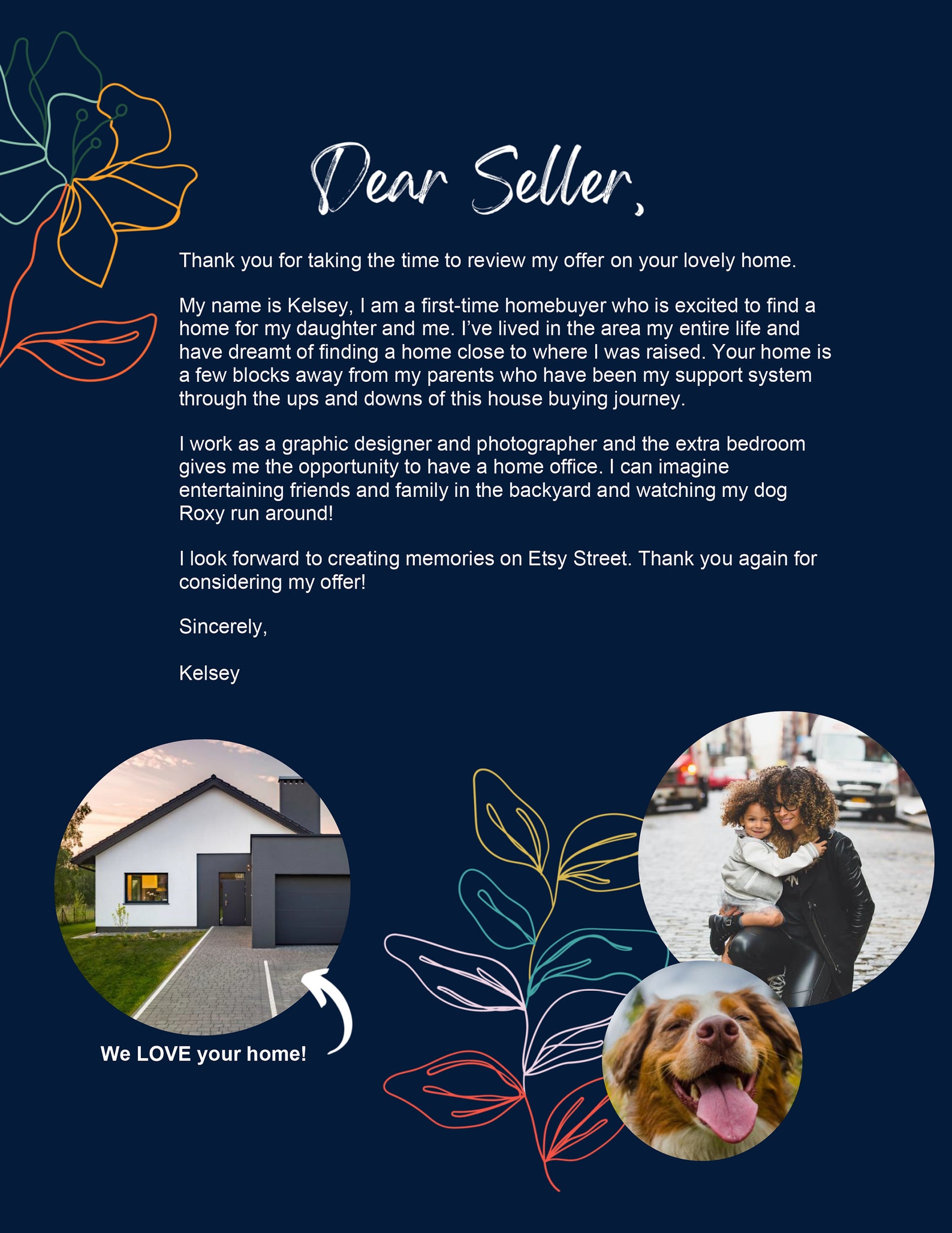 Editable Buyer Offer Letter (DIGITAL) - Etsy