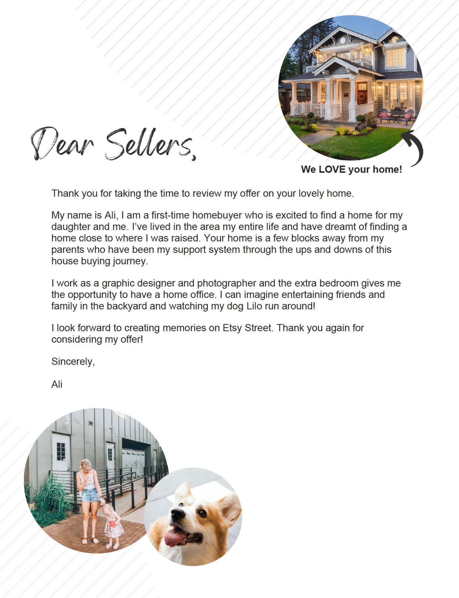 Editable Buyer Offer Letter (DIGITAL) - Etsy