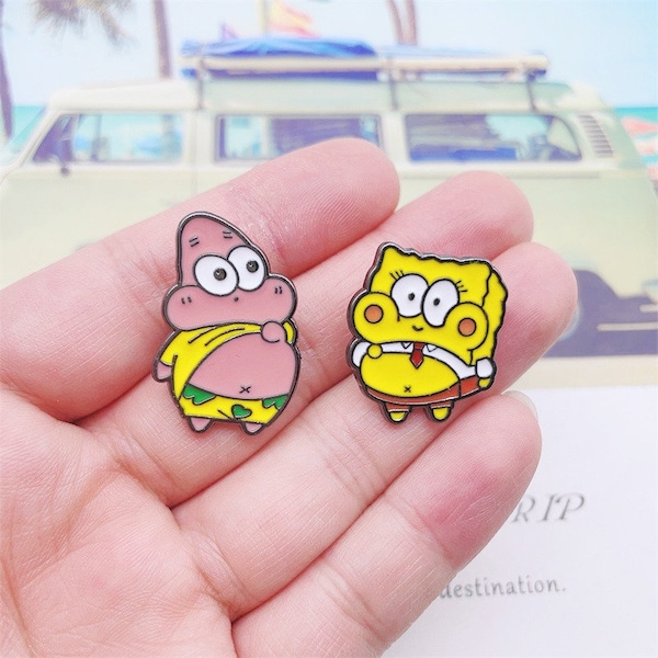 Enamel Pins Spongebob - Etsy