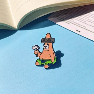 Solar System Spongebob Detective Conan Enamel Pin Animal Hard - Etsy