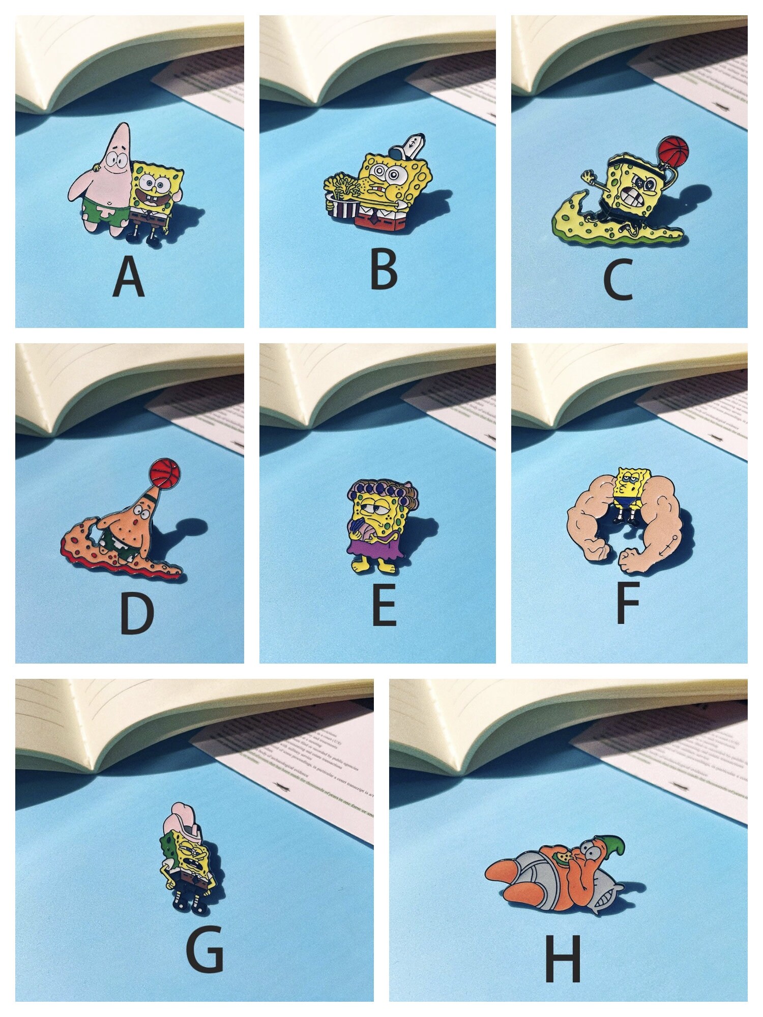 Solar System Spongebob Detective Conan Enamel Pin Animal Hard - Etsy