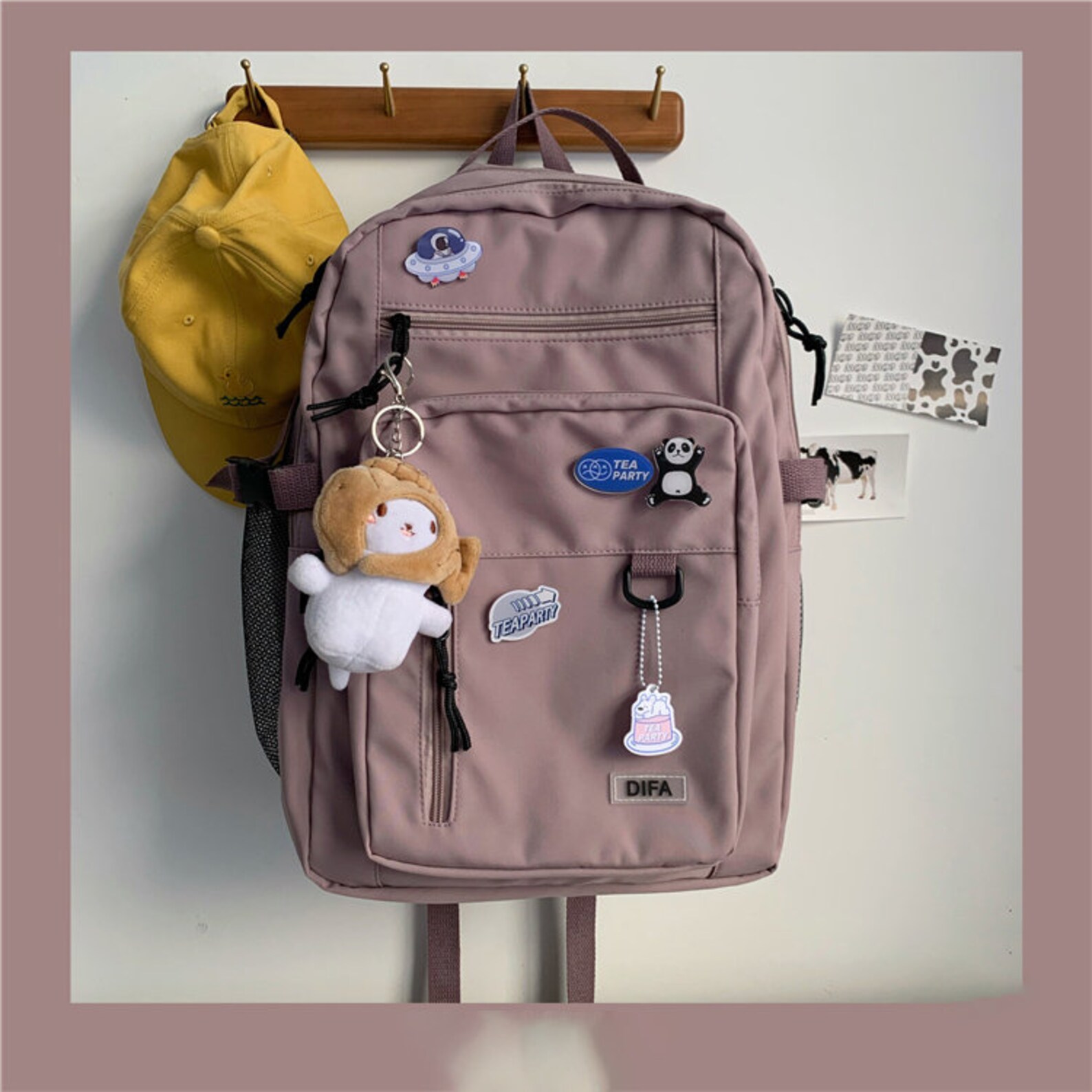 Difa Canvas Backpack, Canvas Backpack for Travel, Japanese Laptop Bag ...