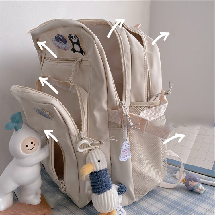 Difa Canvas Backpack, Canvas Backpack for Travel, Japanese Laptop Bag ...