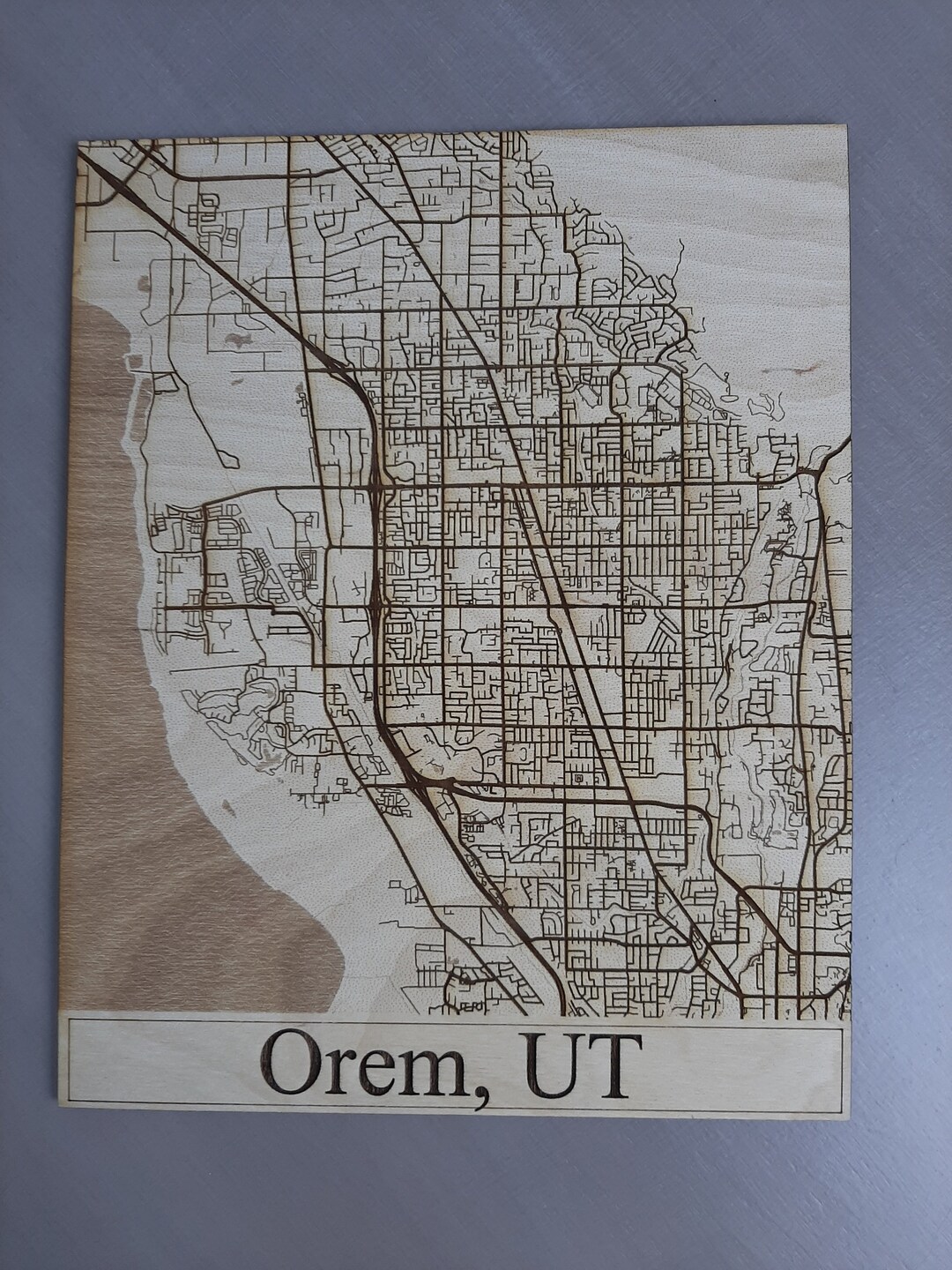 Map of Orem, Utah - Etsy