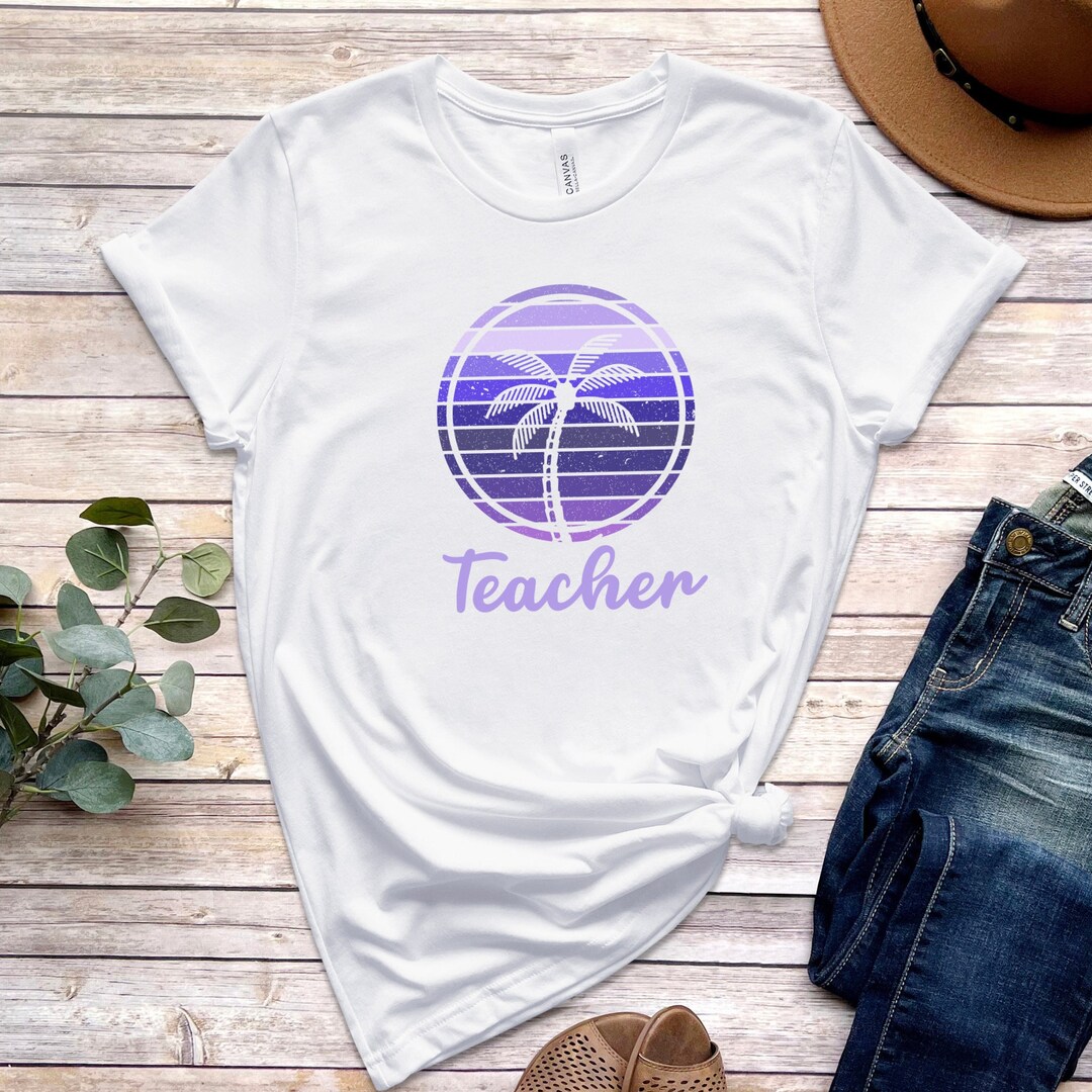 Retro Teacher Shirt, Elementary School, Back to School Gift - Etsy