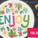 Robin Embroidery Kit for Beginners Simple and Elegant Bird Craft Kit - Etsy