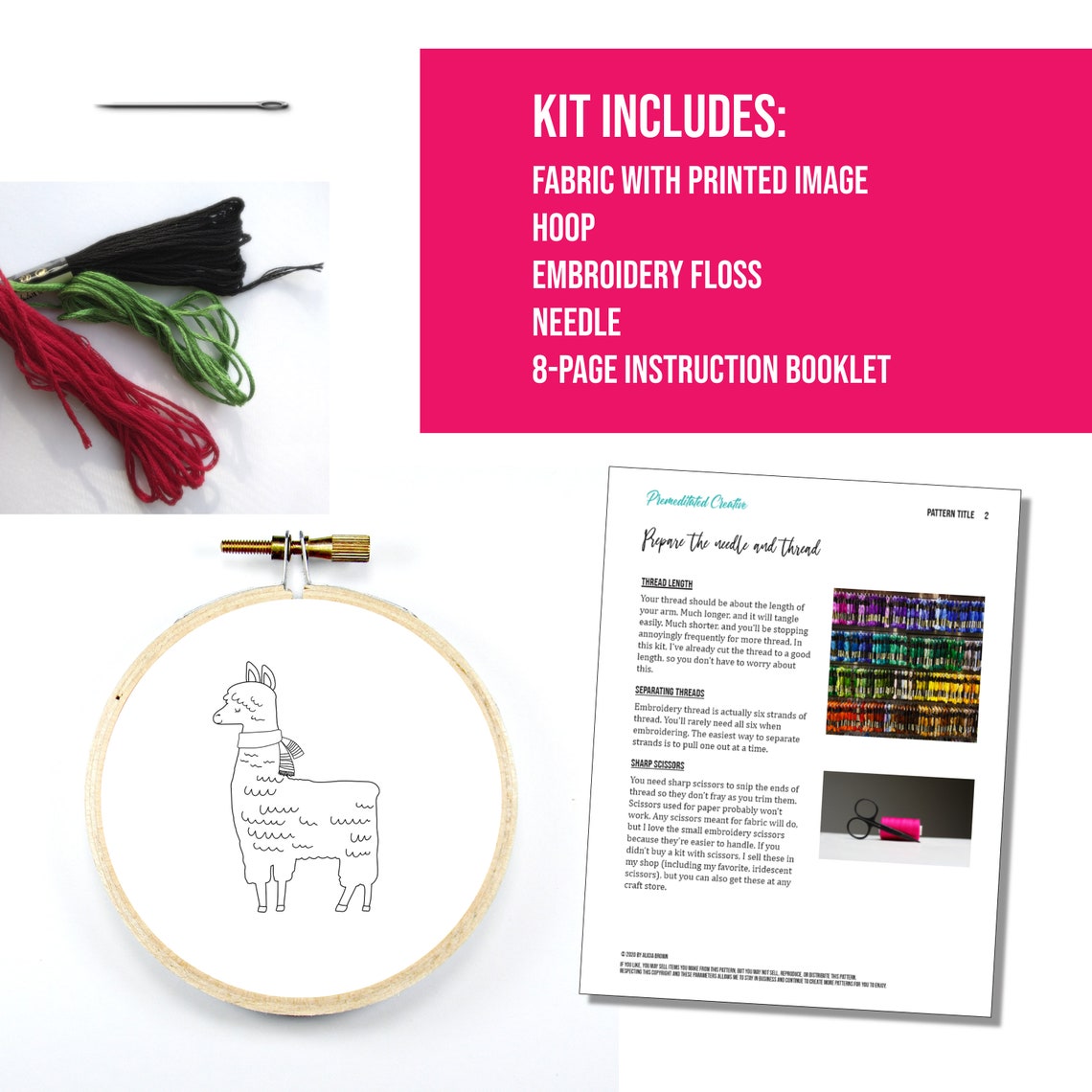 Robin Embroidery Kit for Beginners Simple and Elegant Bird Craft Kit - Etsy