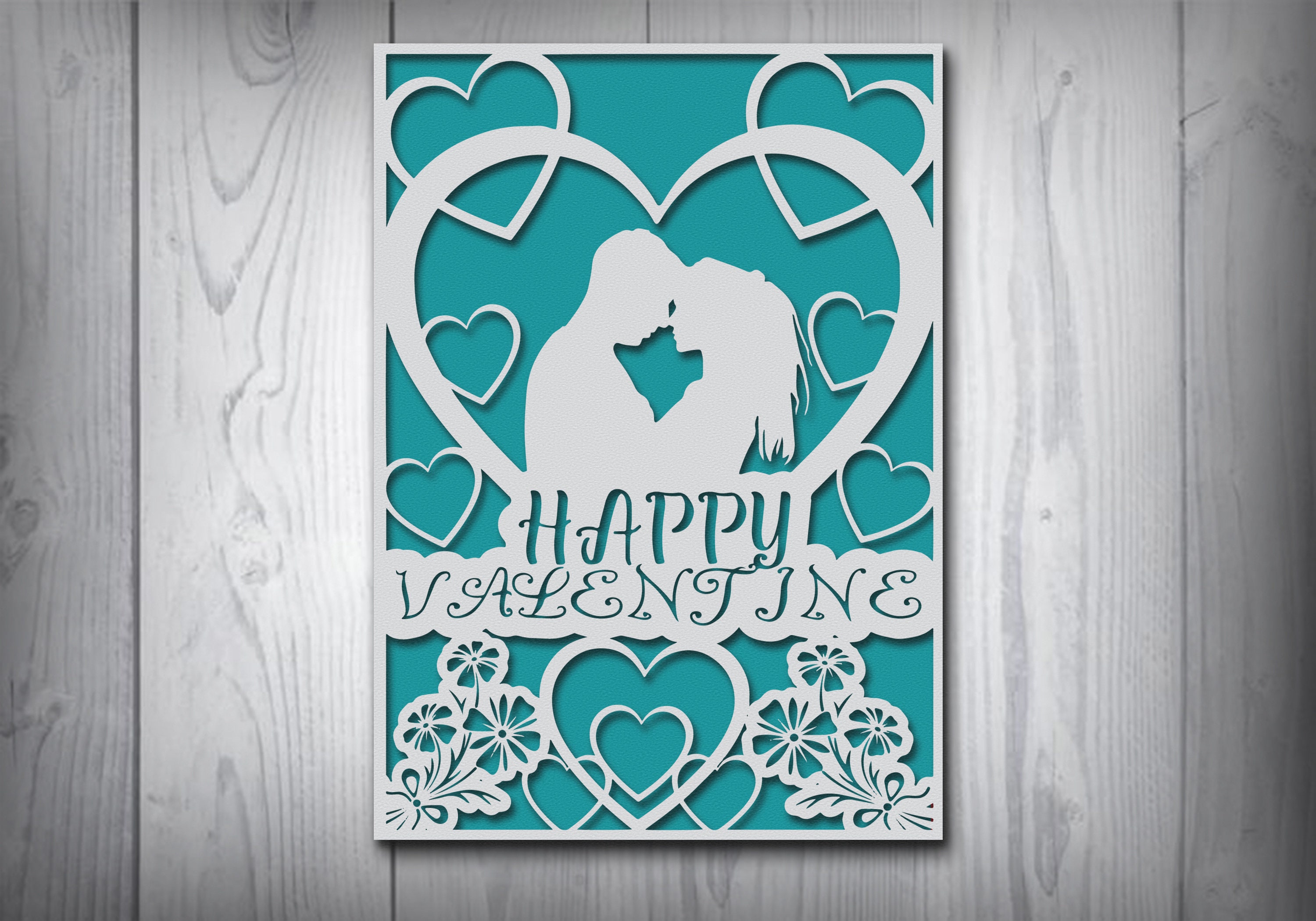 SVG Bundle Valentine Cards Svg Bundle 2 Cards 3D SVG Love SVG Valentine ...
