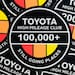 Toyota High Mileage Club Vinyl Sticker - Japanese Vintage Retro Decal ...