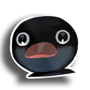 Terrified Noot Noot Sticker | Laptop Sticker | Water Bottle Sticker ...