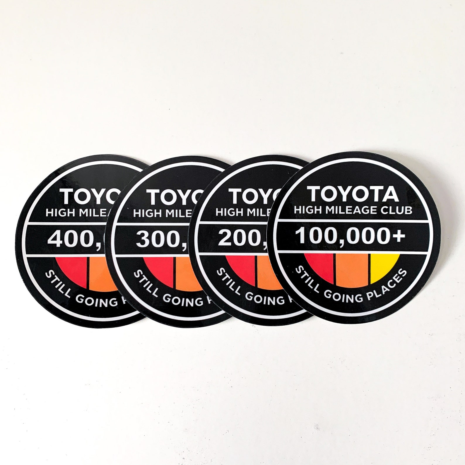 Toyota High Mileage Club Vinyl Sticker 4WD 4X4 Japanese - Etsy