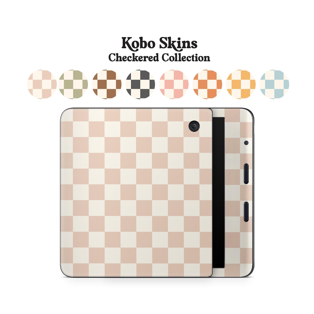 Checkered Kobo Skins | Kobo Libra Colour Skins | Kobo Clara Colour Skins | Kobo Skin - Etsy