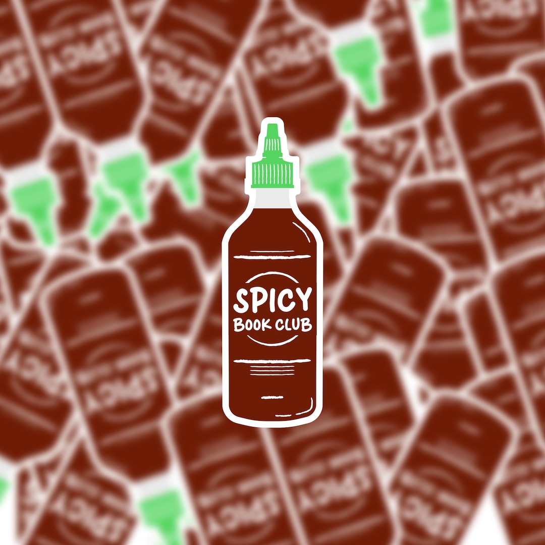 Spicy Book Club Sticker | Kindle Stickers | Book Stickers | Vinyl ...