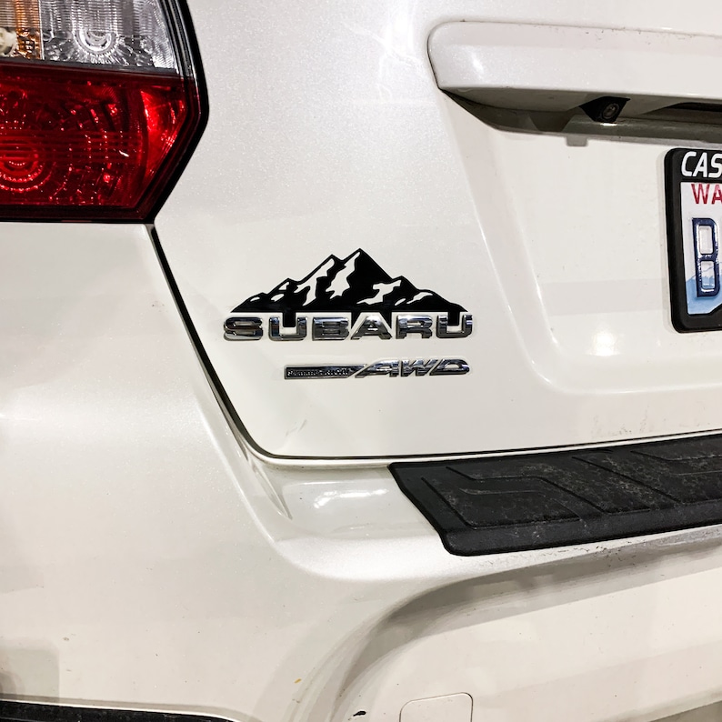 Mountain Badge Decal for Subaru, Decal for Crosstrek and Impreza ...