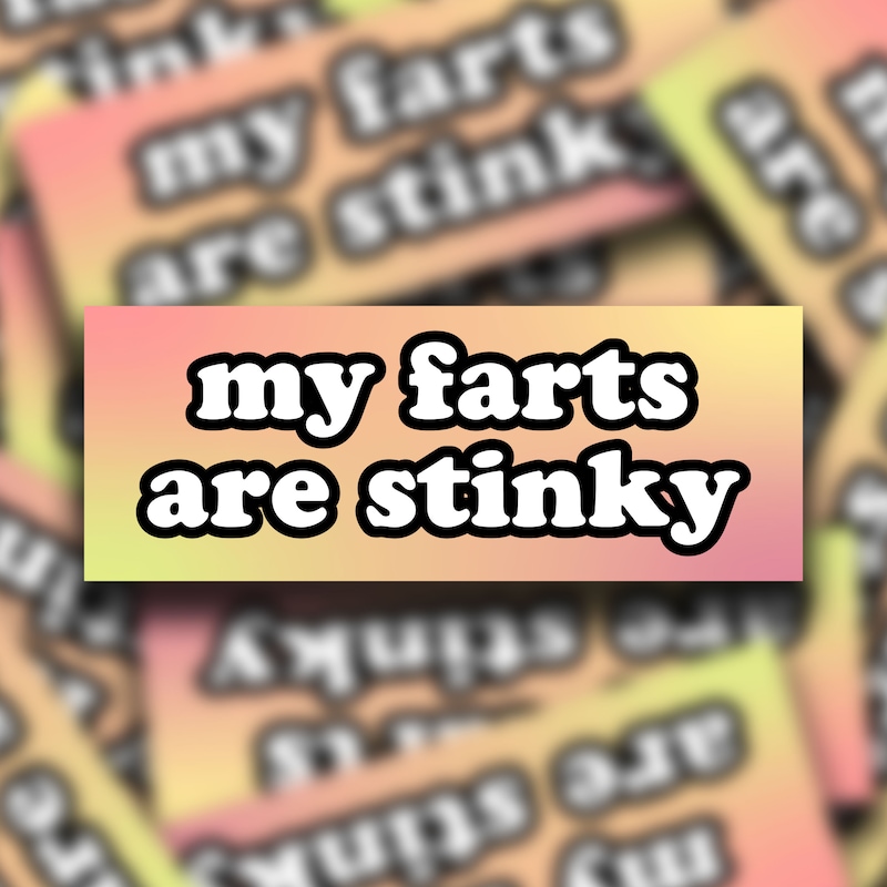 Fart Bumper Stickers - Etsy
