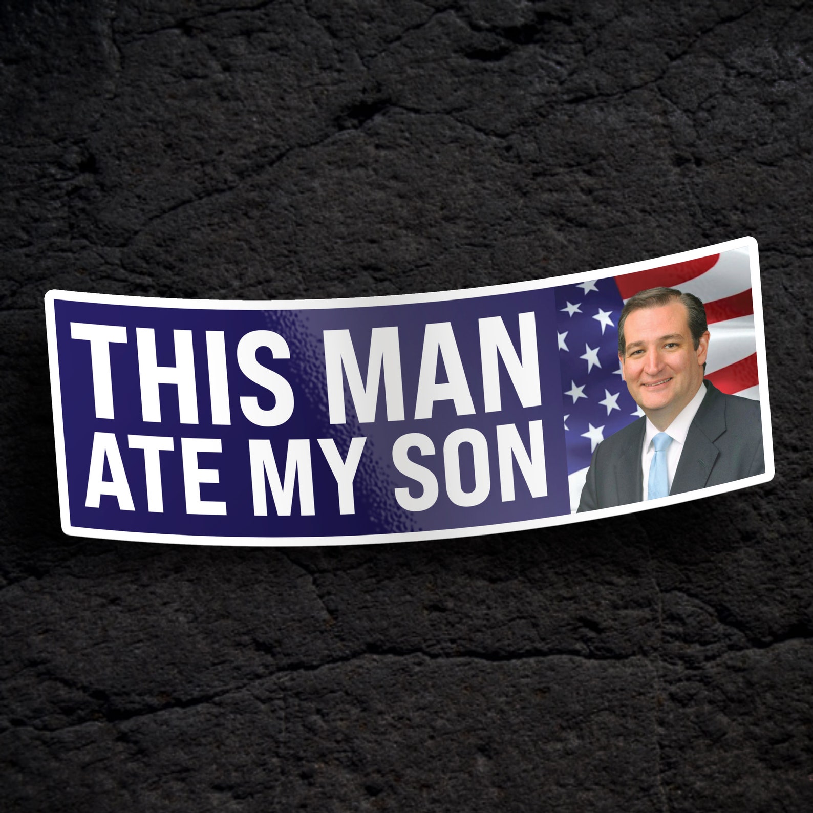 This Man Ate My Son Bumper Sticker Water Resistant Sticker - Etsy