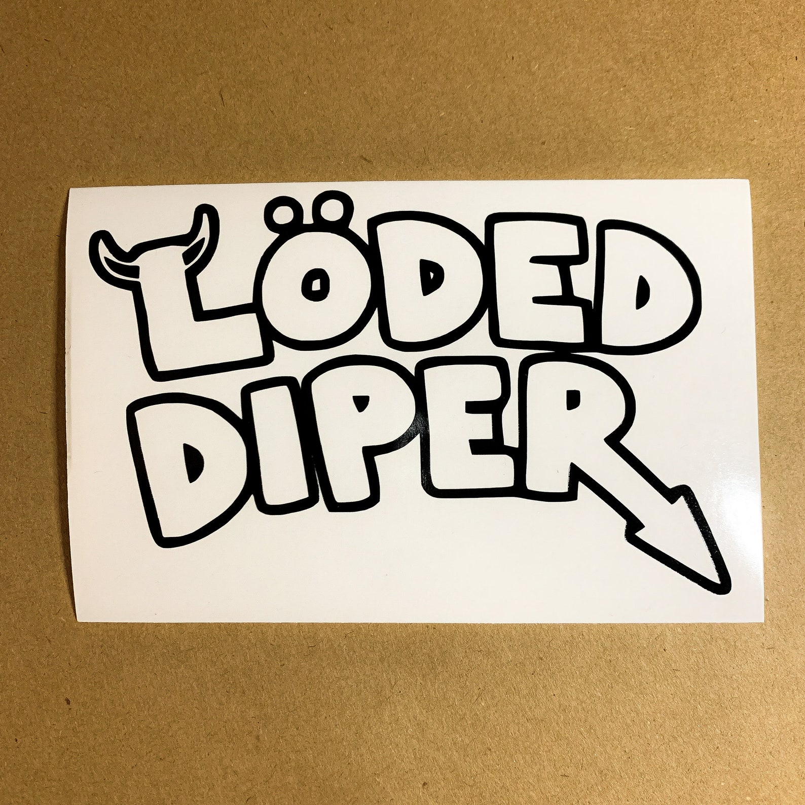 Löded Diper Car Decal - Etsy