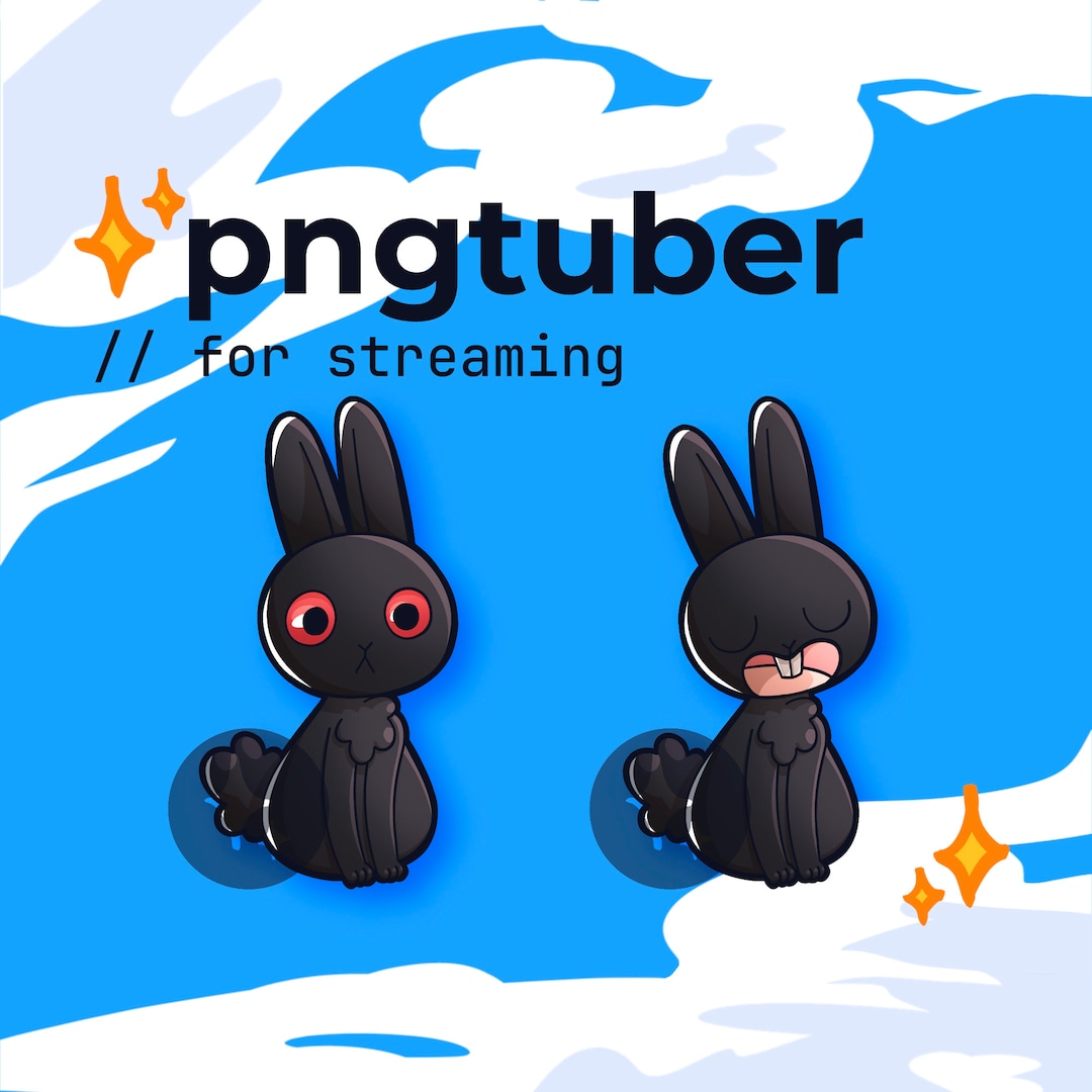 Pngtuber Evil Bunny // Twitch Vtuber, Youtube Streaming, Furry Friends ...