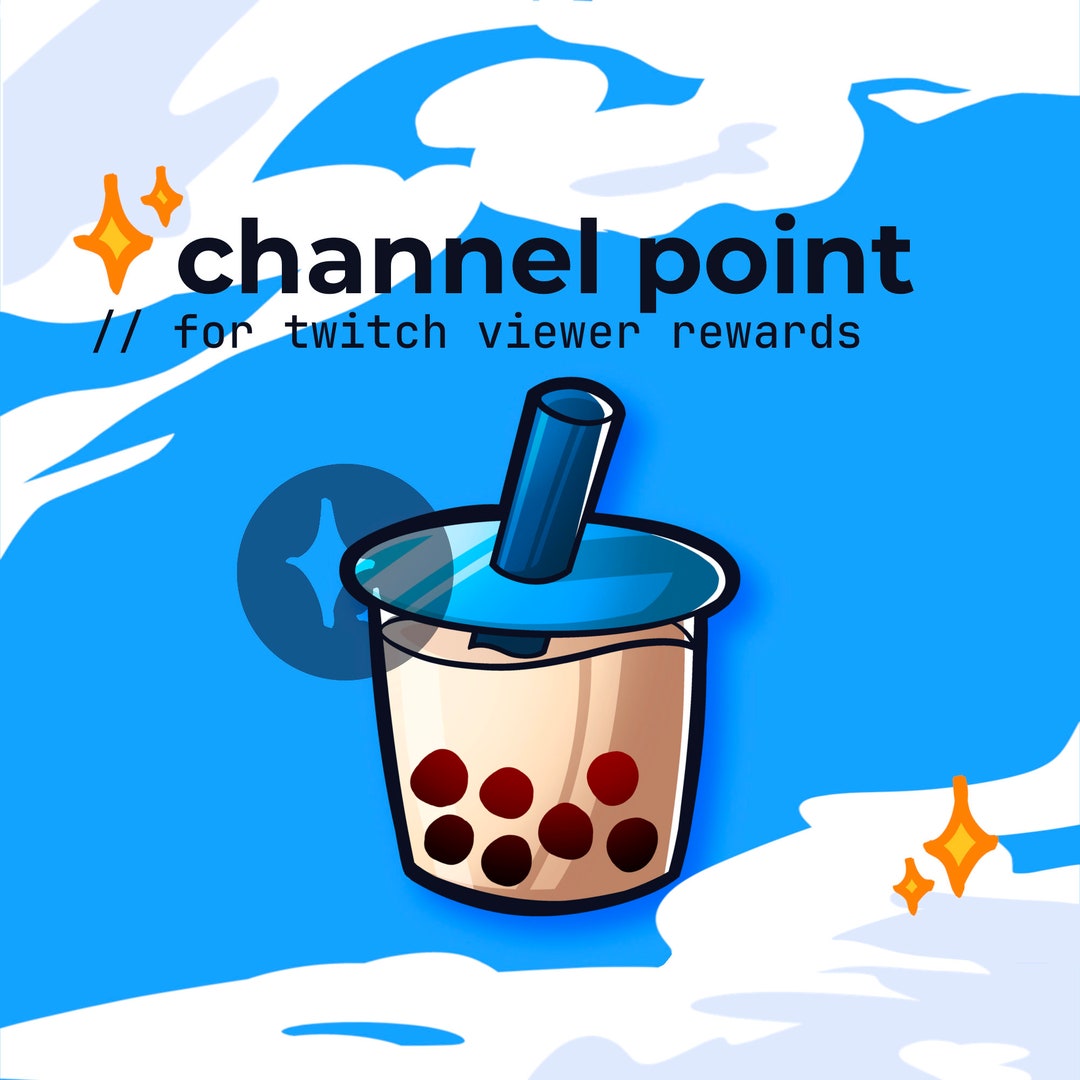 Blueberry Boba Bubble Milk Tea Twitch Channel Point // Tokyo Japan ...