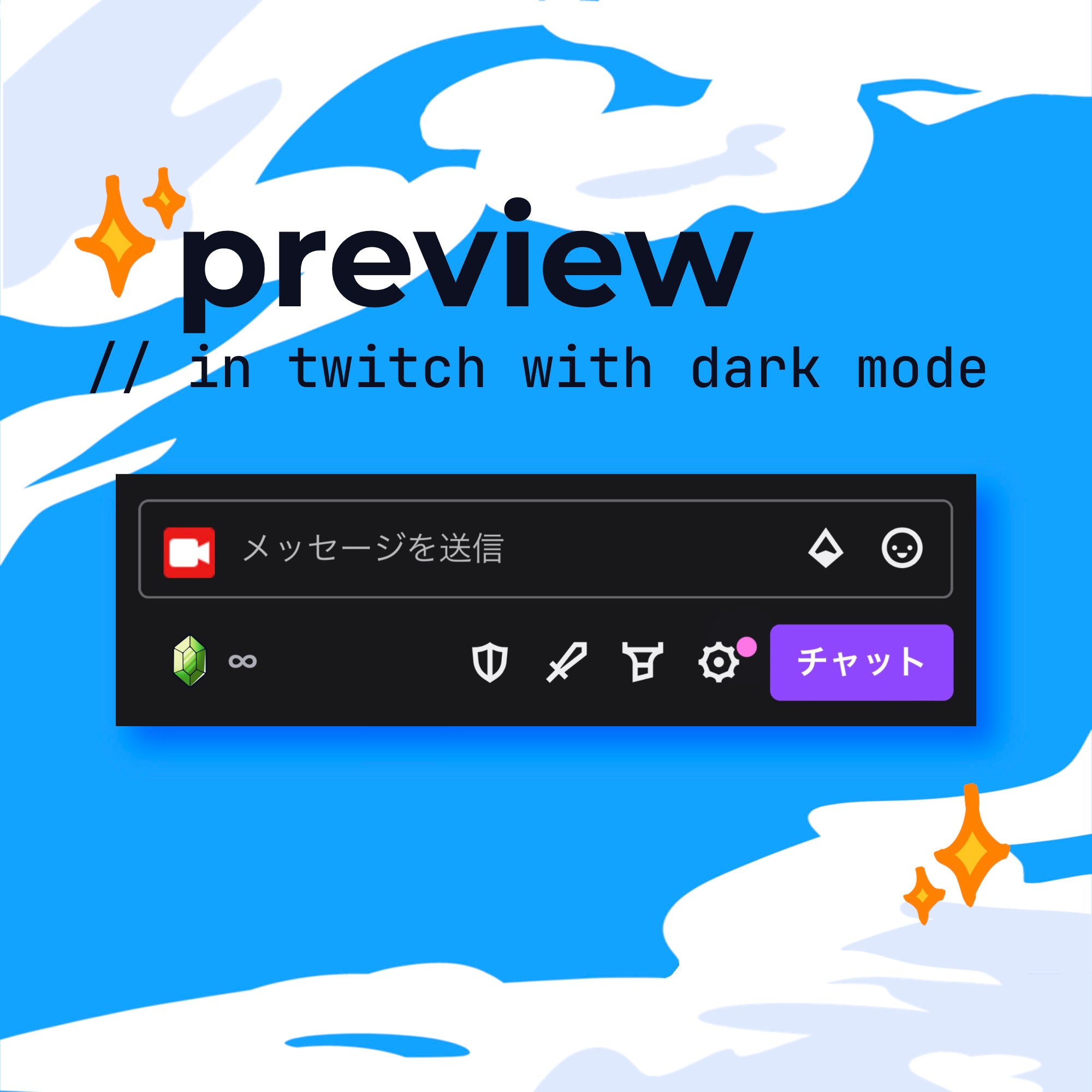 Twitch Channel Point Emerald Crystal Gem // Kawaii Reward Icon, Green ...