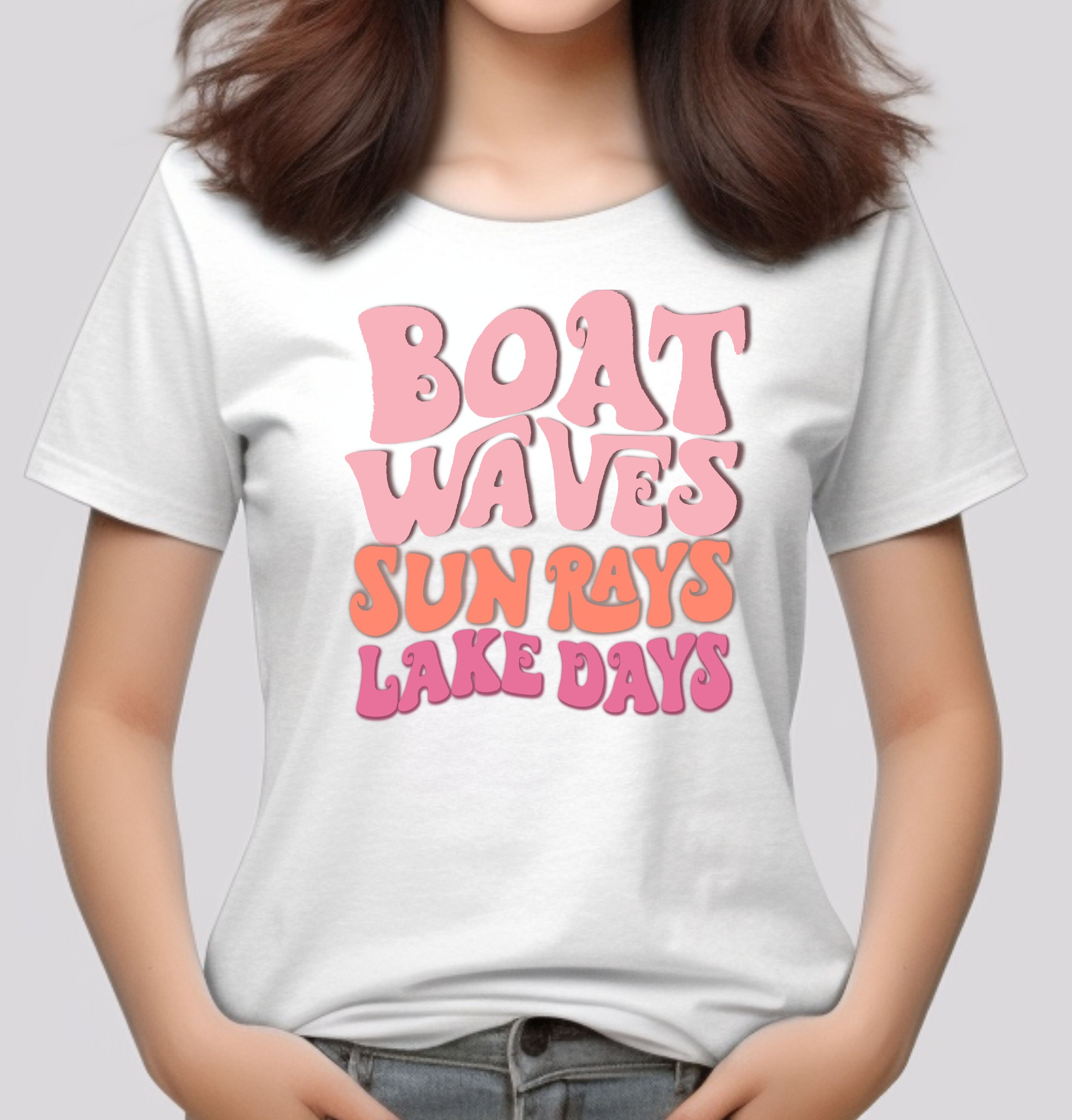 Boat Waves Sun Rays Lake Days Png Lake Sublimation Summer - Etsy