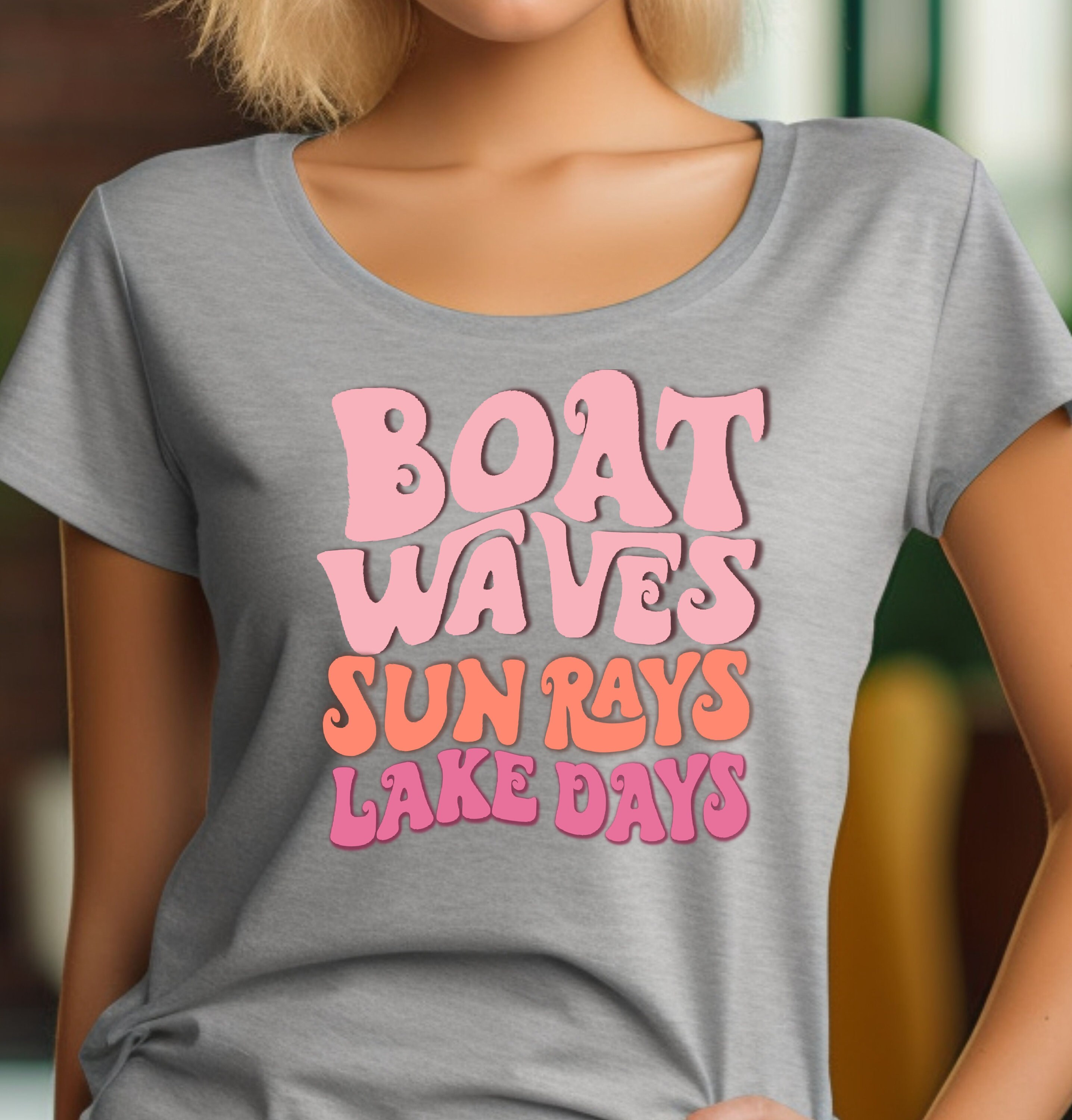 Boat Waves Sun Rays Lake Days Png Lake Sublimation Summer - Etsy
