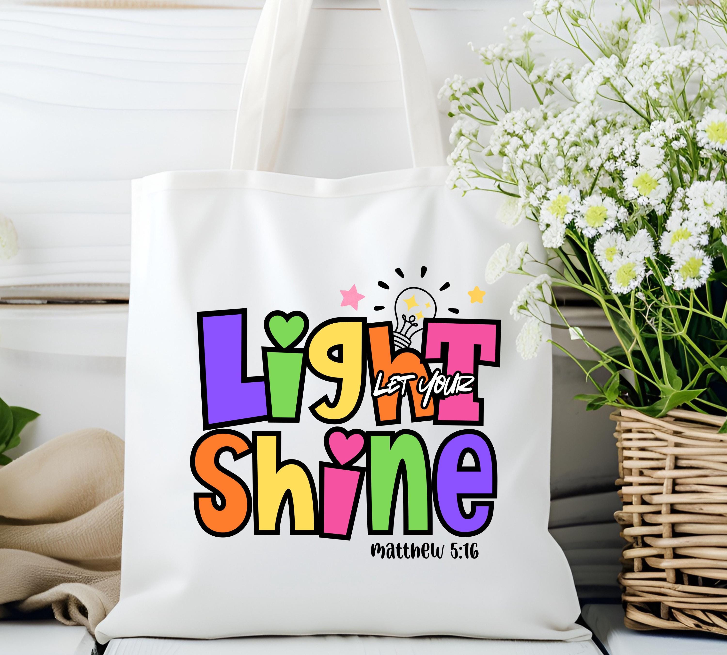 Matthew 5:16 Let Your Light Shine PNG, Bible Verse Sublimation ...