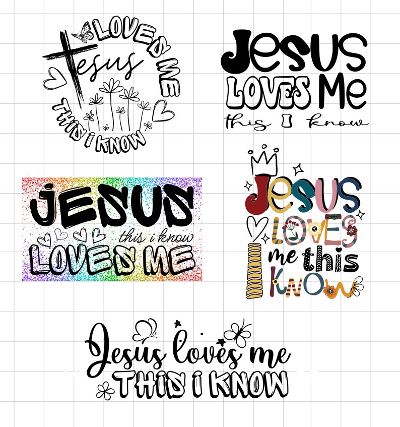 Jesus Loves Me T-shirt PNG, Biblical Toddler Tee Design, Bible Verse ...