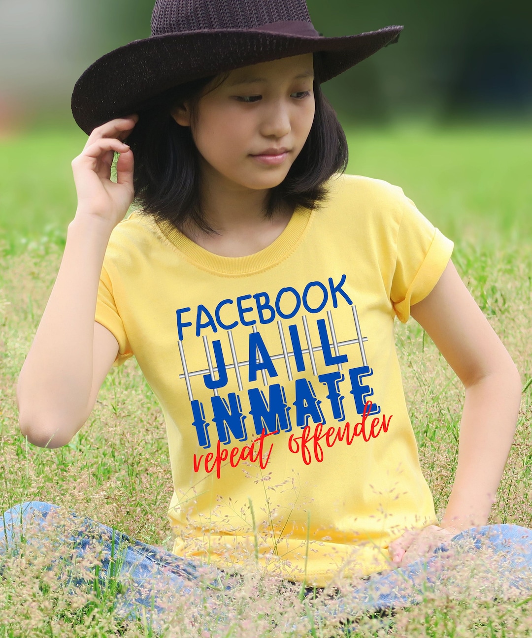 Facebook Jail Inmate Repeat Offender PNG, Instand Download, - Etsy