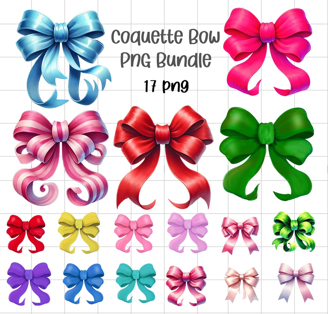 Watercolor Coquette Bow PNG, Watercolor Bow Clipart, Bow Png, Ribbon ...