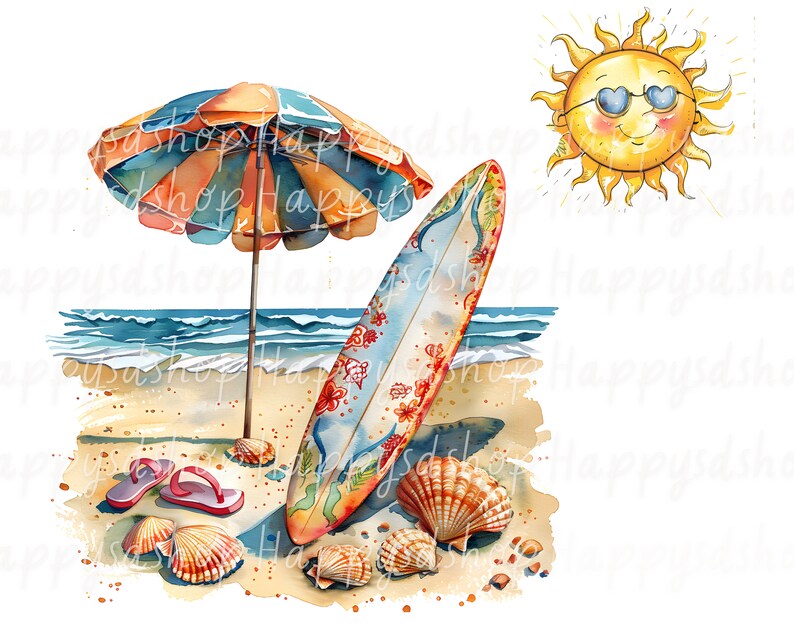 Beach Girls Clipart, Summer Girls, Summer Beach PNG, Girl on the Beach ...