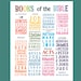 Books of the Bible Poster Christian Wall Art Sunday School - Etsy